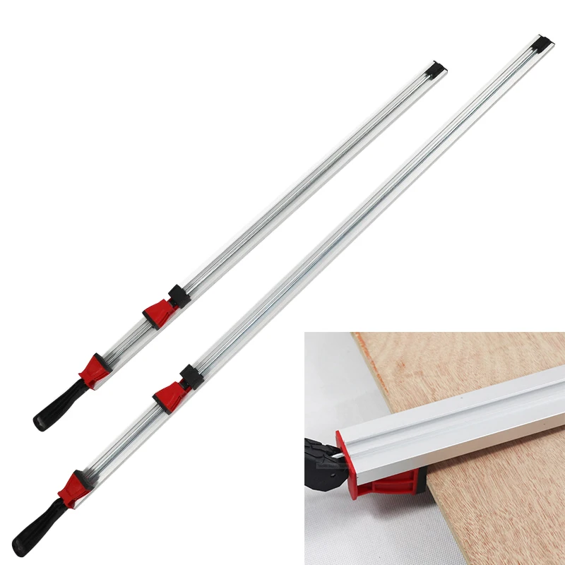 90cm-Wood-Board-Clamp-Straight-Edge-Clamp-For-Cutting-slotted-For-Flip ...
