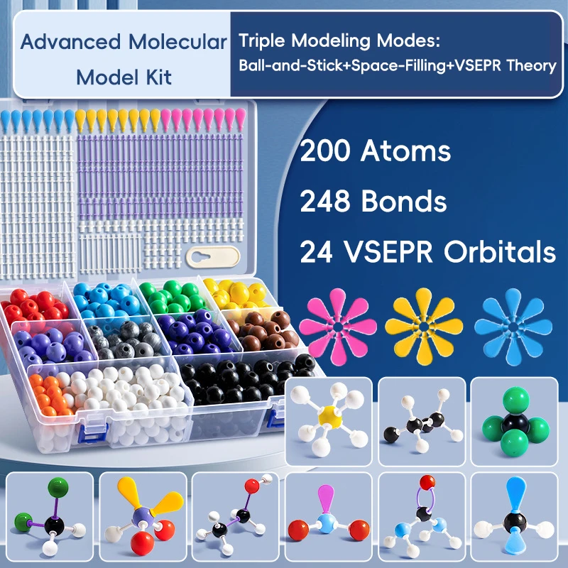 Advanced Molecular Model Kit -Learning Resources Organic/Inorganic ...