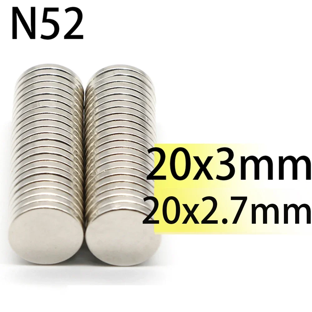 N52-20x3mm-20x2-7mm-magnet-n52-strong-disc-NdFeB-round-neodymium-magnets-search-magnetic ...
