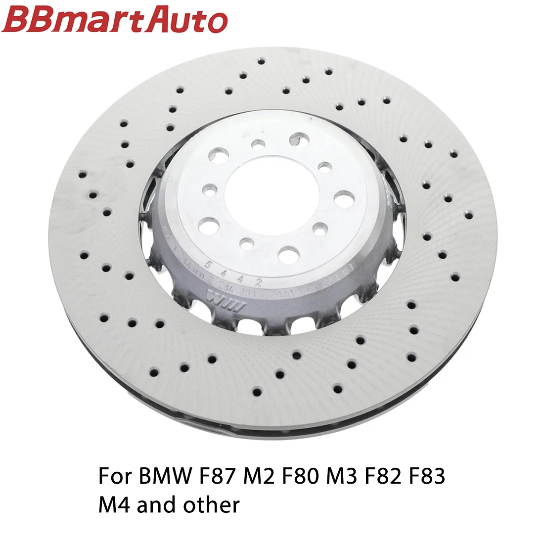 34112284809 34112284810 BMW F87 M2 F80 M3 F82 F83 M4およびその他用フロントブレーキディスク ...