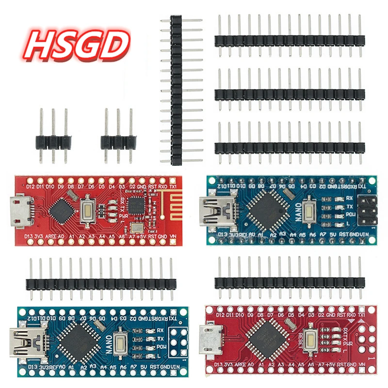 100PCS-MINI-USB-MICRO-USB-Nano-3-0-ATMEGA328P-ATMEGA168P-controller ...