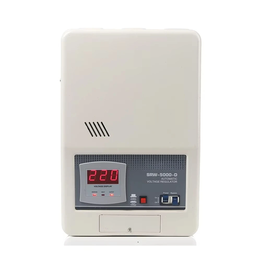 Factory Wall Mount 5KVA Relay 220V Single Phase Automatic Regulator ...