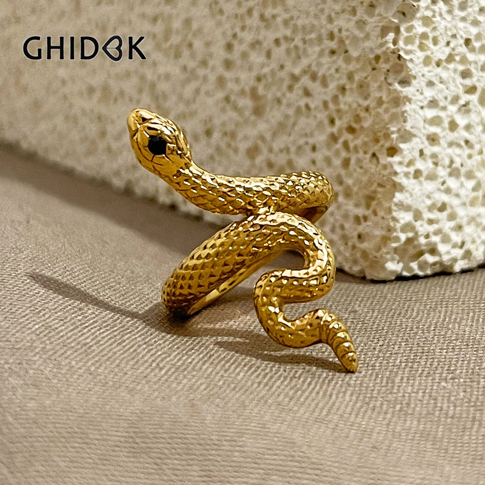 Gold Serpent Ring