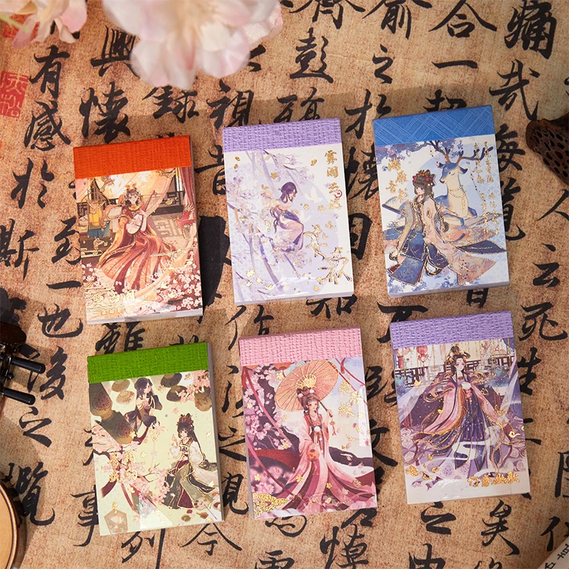 50-pcs-Retro-Chinese-Style-Stickers-aesthetic-Adhesive-Diy-Sticker-book ...