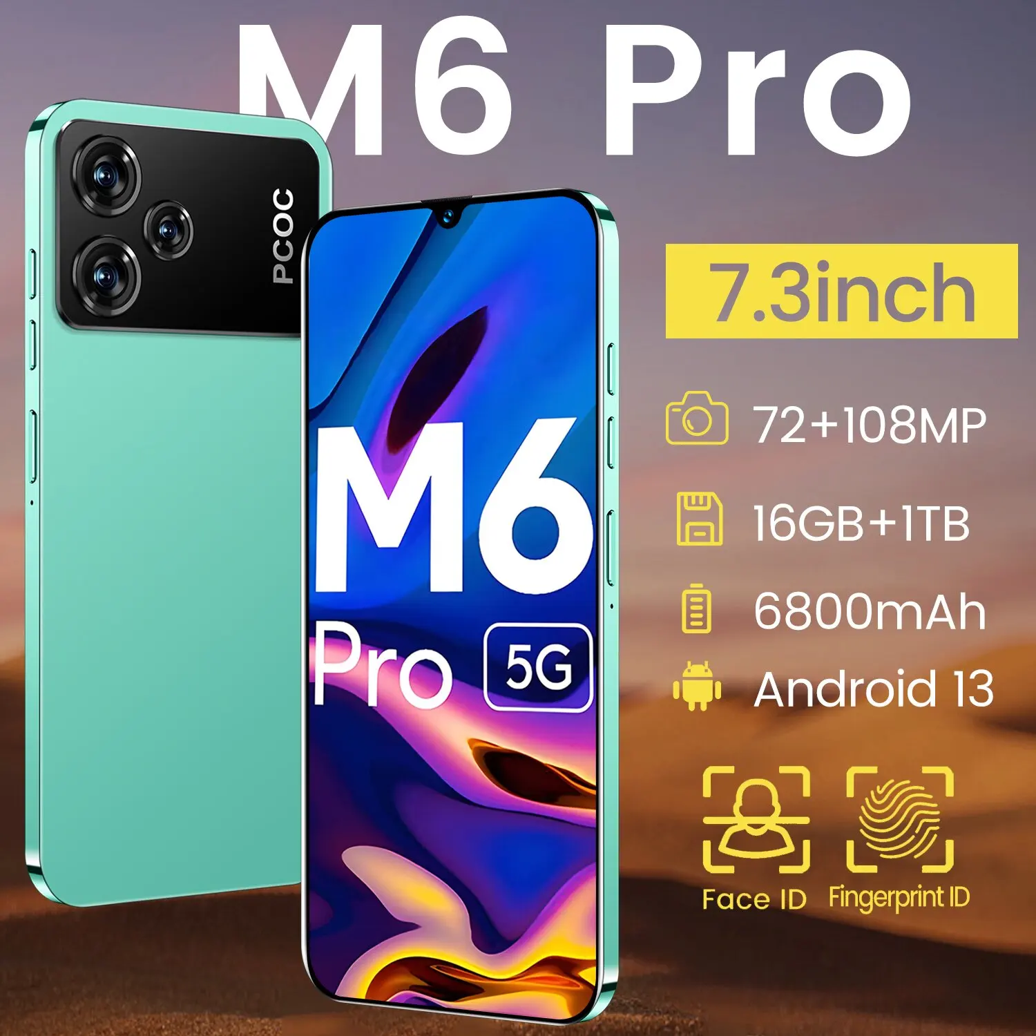 M6-Pro-Smartphone-Android-Celular-Tela-HD-Celular-16-1TB-C-mera-5G-7-3 ...
