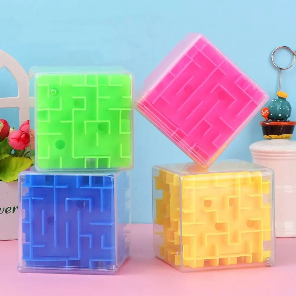 8-8cm-Kid-Six-Sided-3D-Maze-Magic-Cube-Puzzle-Rolling-Ball-Labyrinth ...