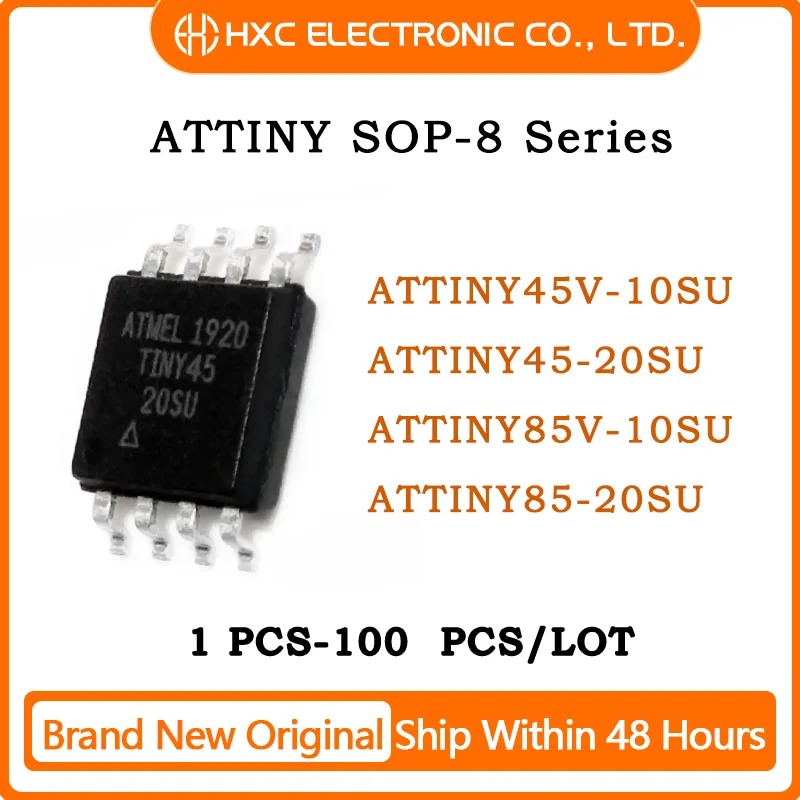 Piezas-ATTINY45V-10SU-ATTINY45V-ATTINY45-ATTINY85V-ATTINY85-ATTINY-IC-MCU-Chip-SOP-8-1-ATTINY45 ...