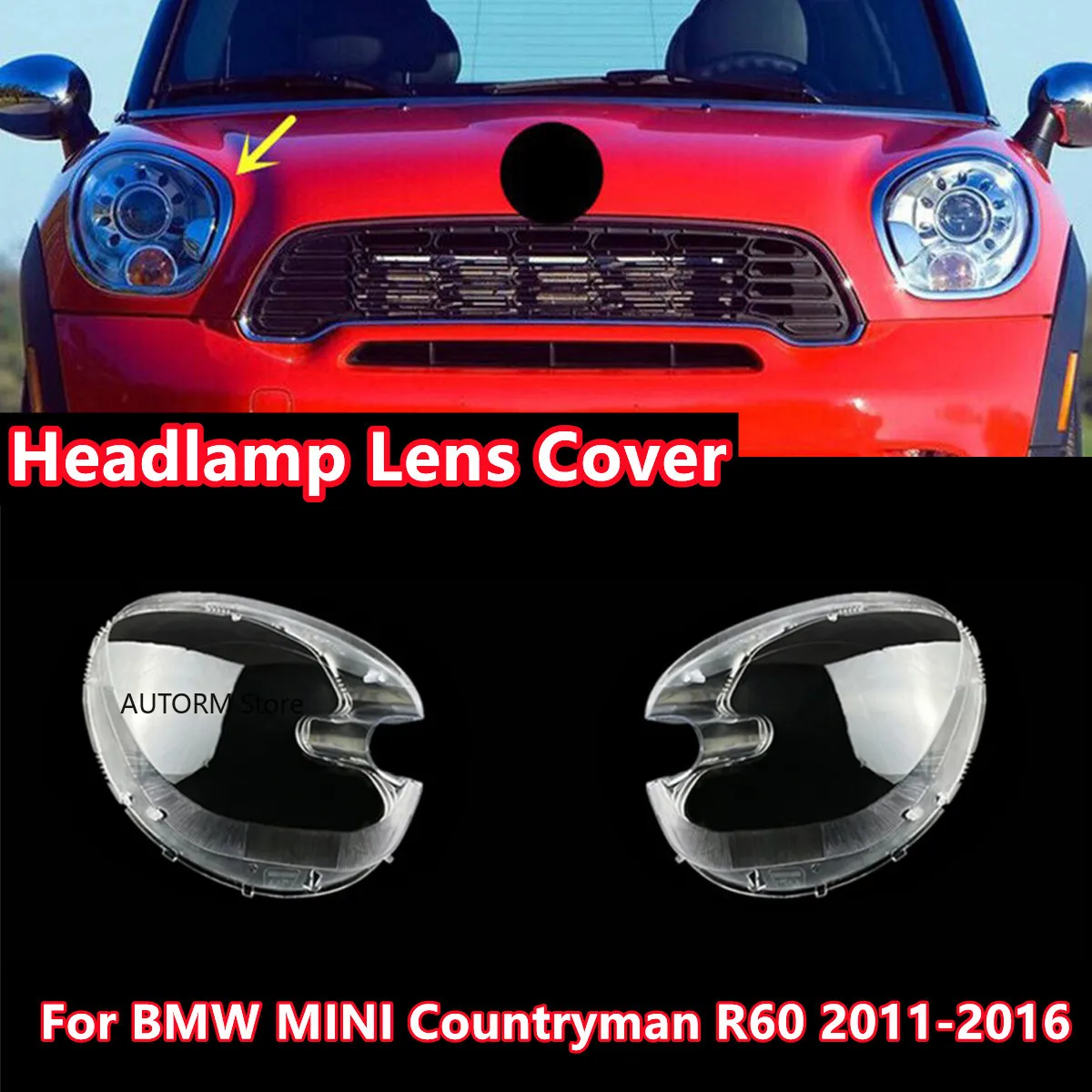 For-BMW-MINI-Countryman-R60-2011-2012-2013-2014-2015-2016-Front ...