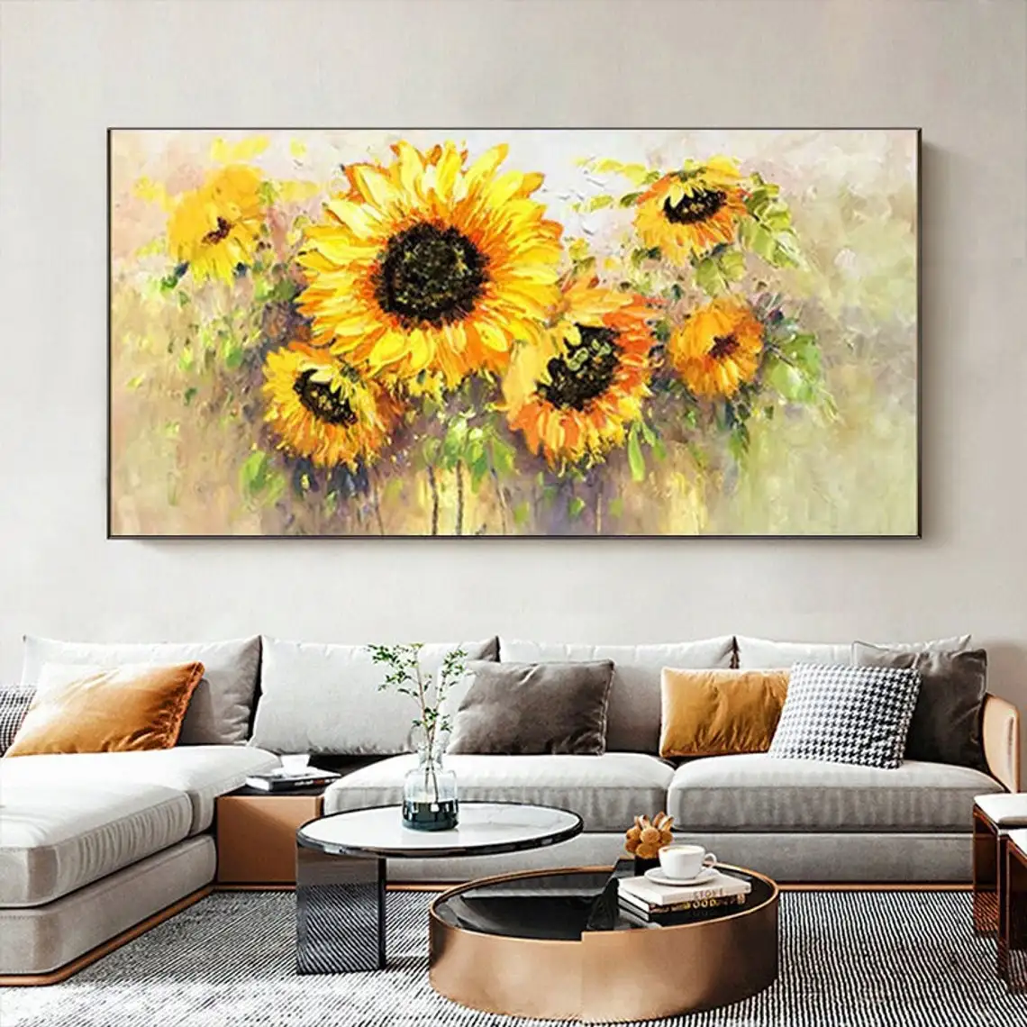 Modern Sunflower Paintings
