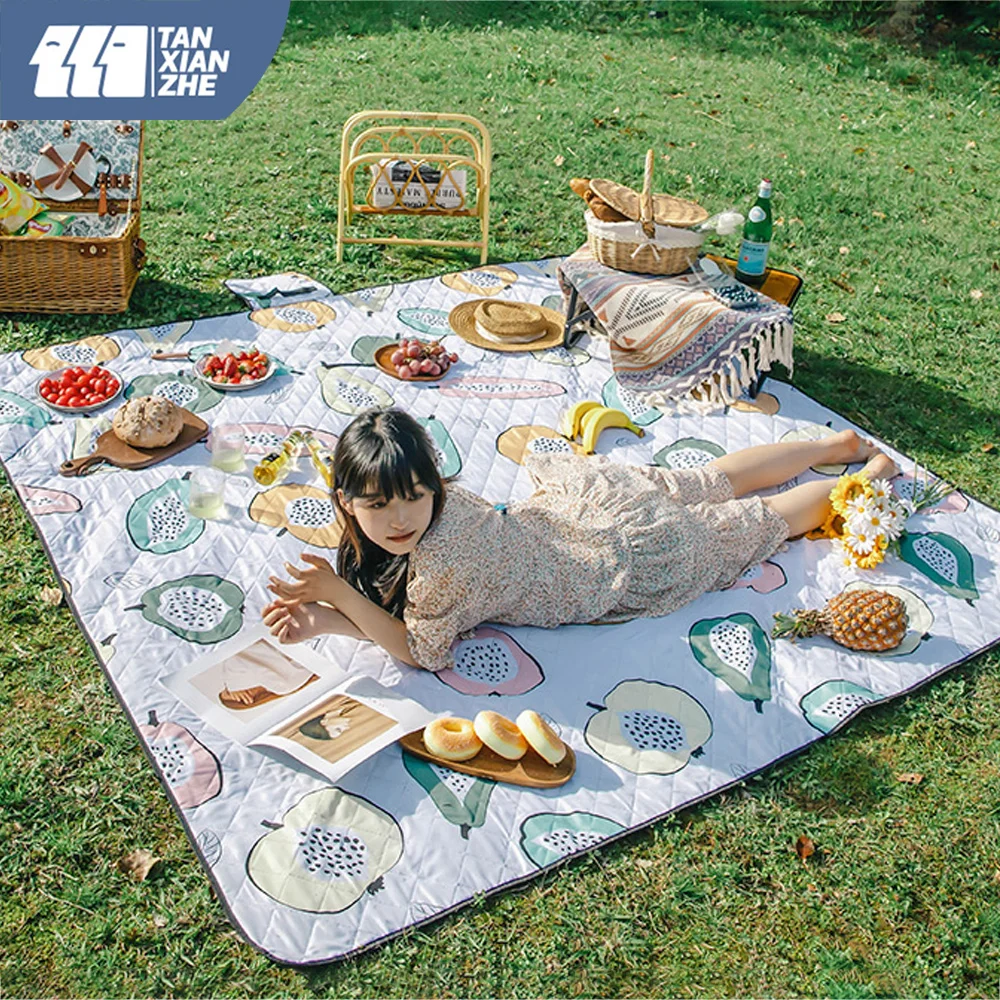 Tanxianzhe Waterproof Foldable Sand Beach Blanket Portable Outdoor ...