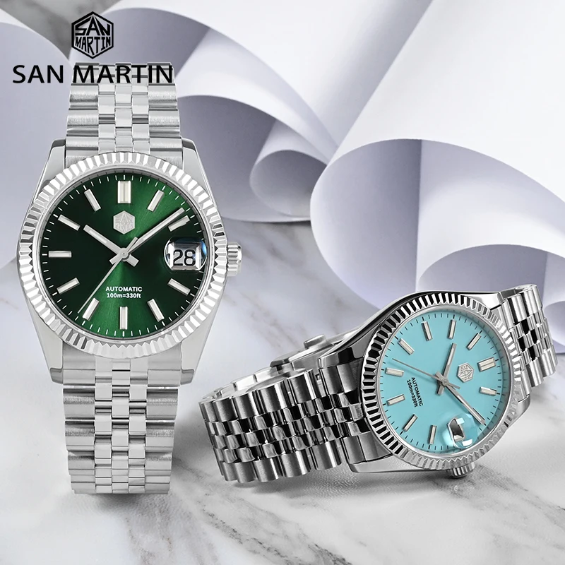 Saint Martin's New 36.5mm Classic Business Men's Automatic Mechanical ...