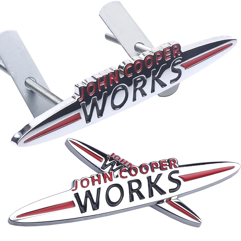 3D-Metal-John-Cooper-Works-Badge-Car-Front-Grille-Decorative-Sticker ...