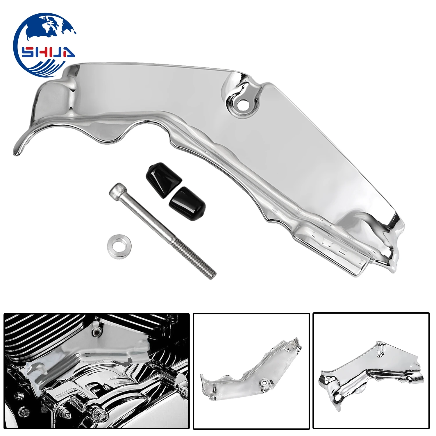 Cylinder-Base-Engine-Side-Cover-w-Mounting-Hardware-Fits-For-Harley ...