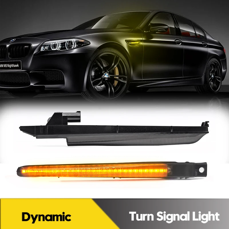 2Pcs-Canbus-LED-Dynamic-Side-Marker-Lights-Turn-Signal-Blinker-Lamps ...
