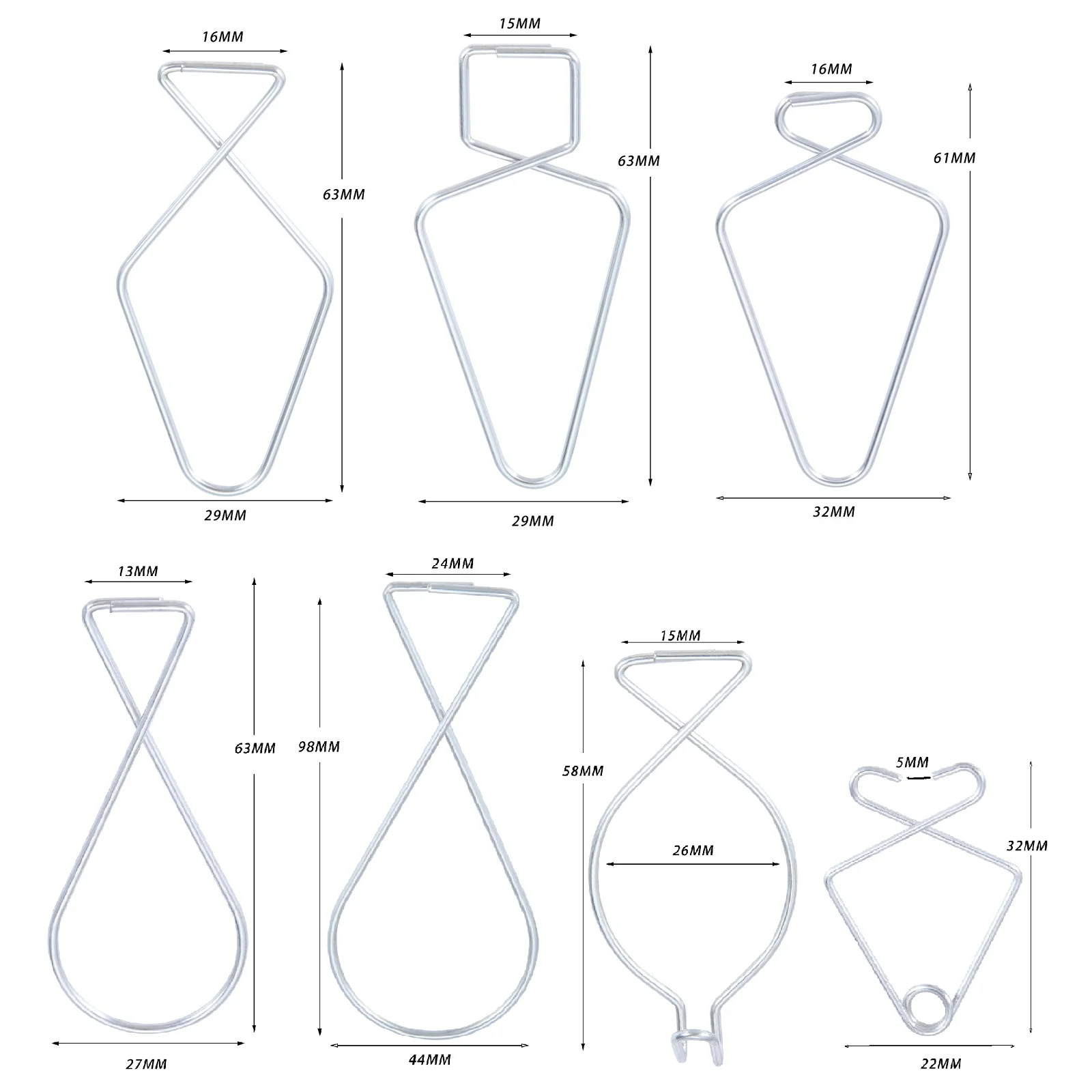 10Pcs-Metal-Ceiling-Hooks-Clip-Hanging-Light-Strand-Flag-PosterS-Banner ...