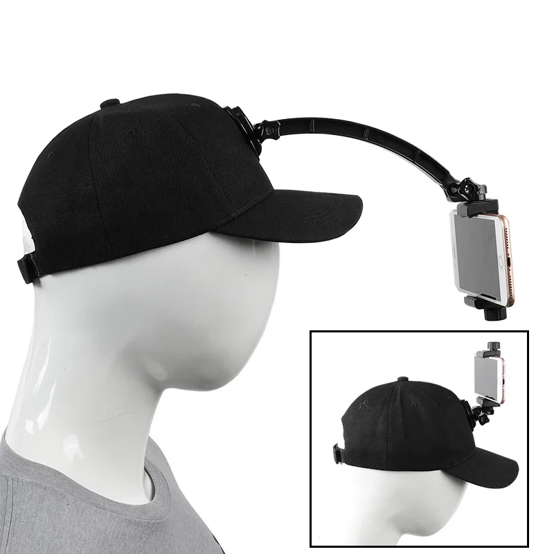 Sun-Hat-Long-Neck-Phone-Holder-Fixing-Stand-Universal-First-Person ...