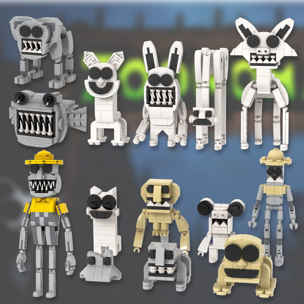 MOC-Zoonomaly-Set-Bricks-Horror-Game-Figure-Animal-Monster-Cat ...