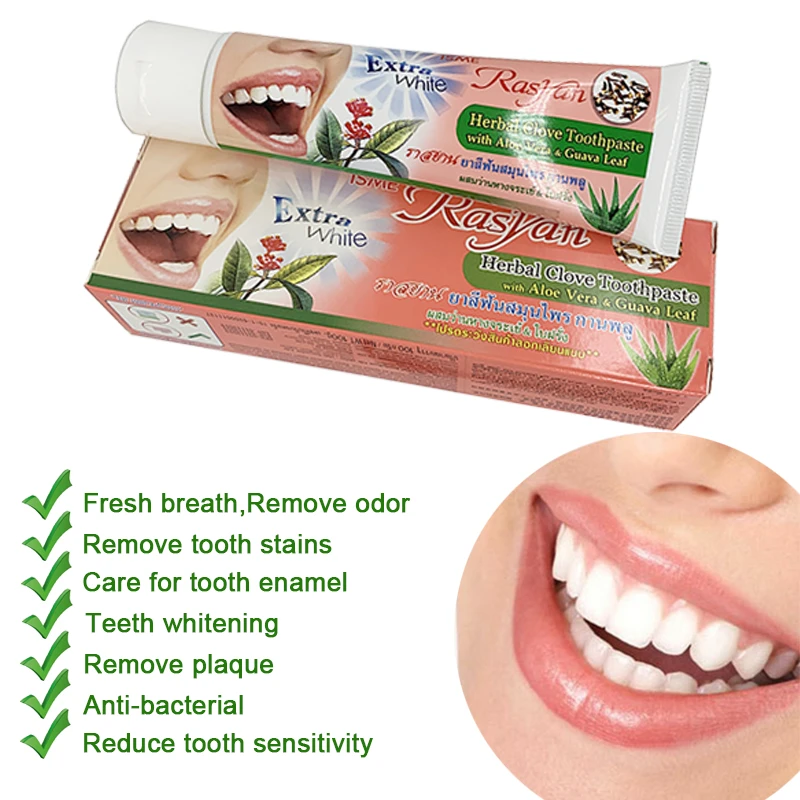 30G/100G Thailand Toothpaste Teeth Whitening Antibacterial Oral Care ...