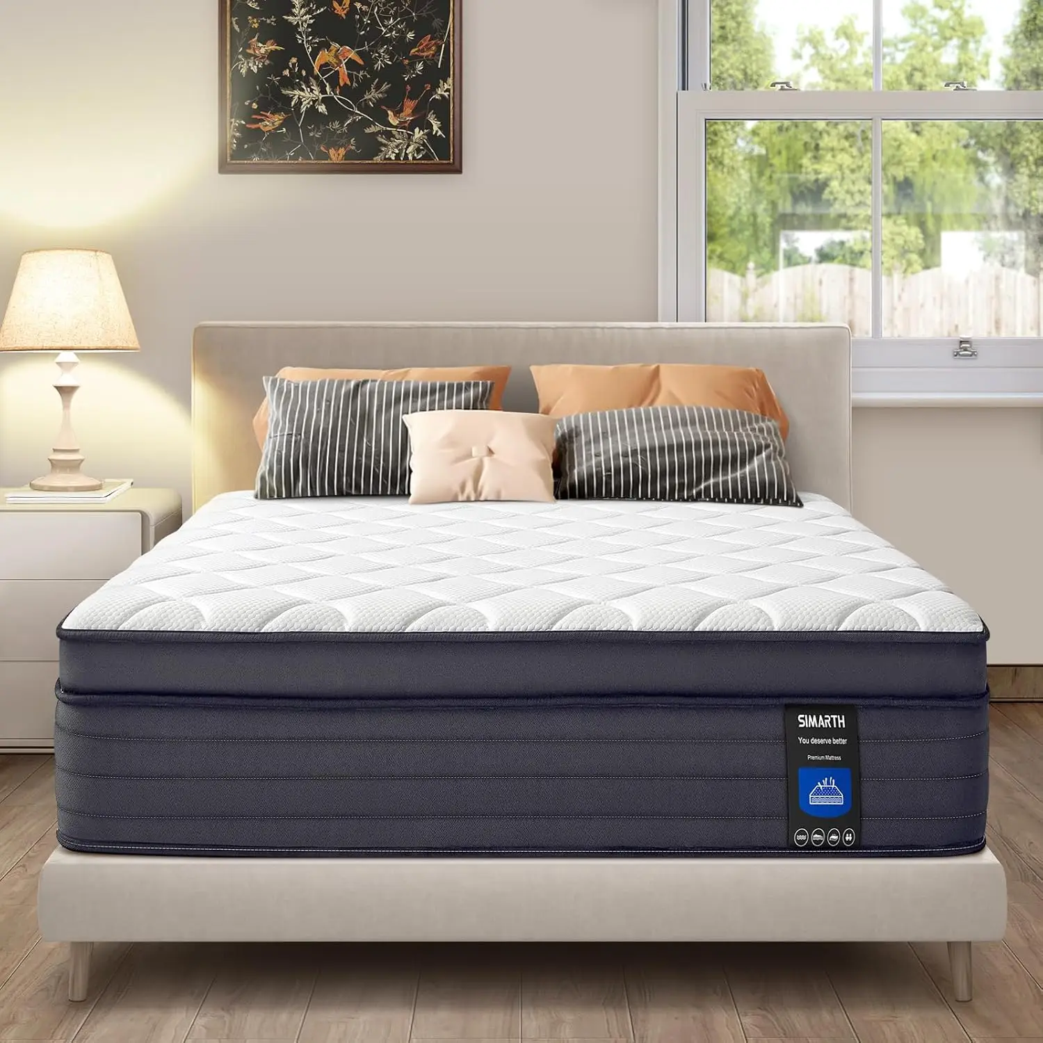 12-Inch-Hybrid-Queen-Size-Mattress-in-a-Box-Gel-Memory-Foam-Queen ...