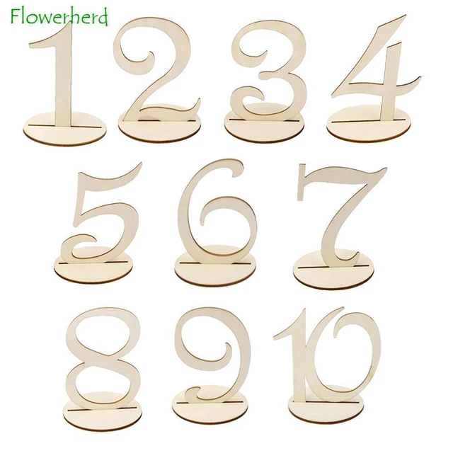 Vintage Table Numbers