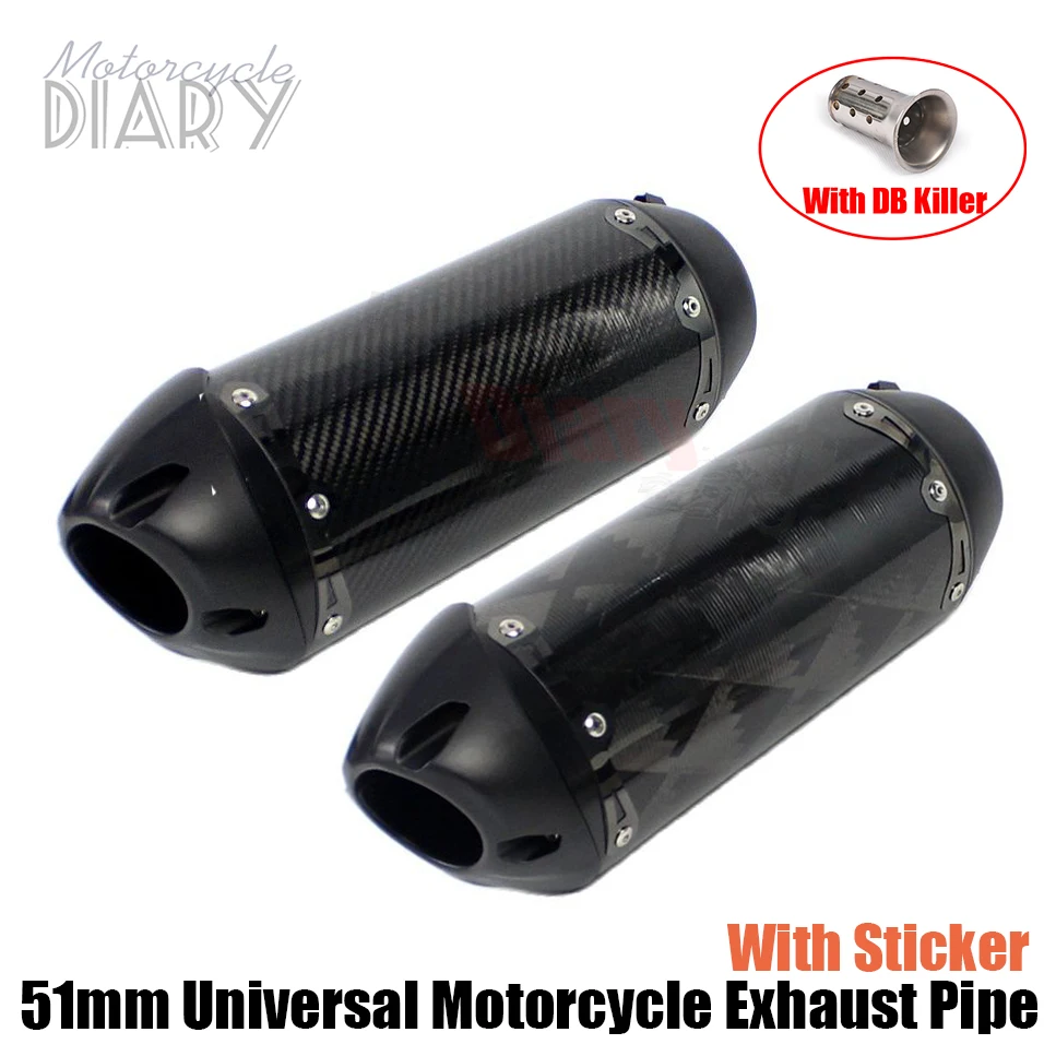 51mm-Universal-For-Two-Brother-Twobrother-Tmax155-GSX250-CBR600 ...