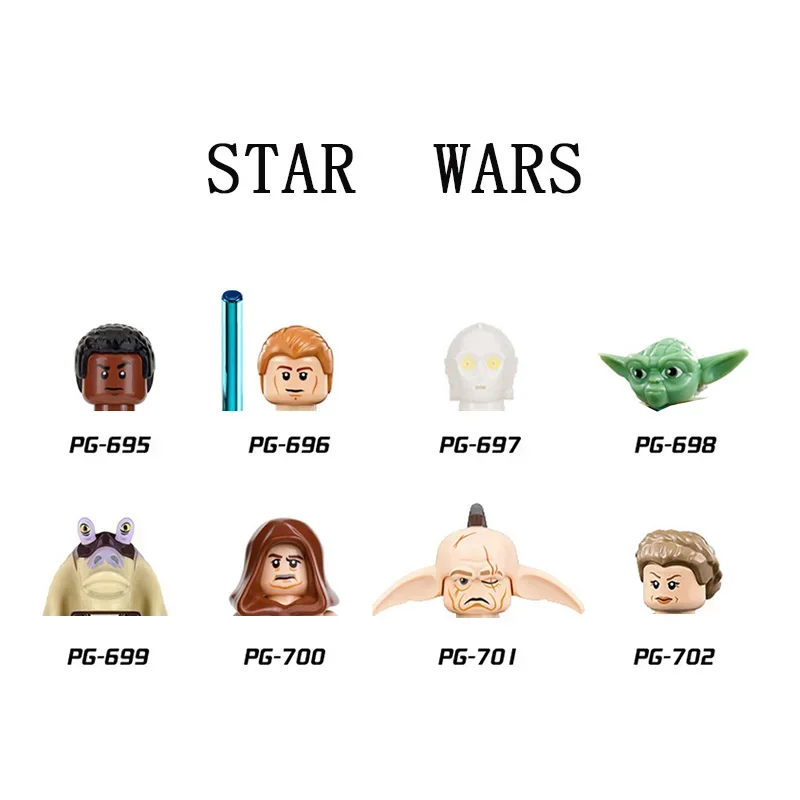 Bloques-de-construcci-n-PG8049-maestro-Yoda-Leia-K-3PO-Anakin-Skywalker ...