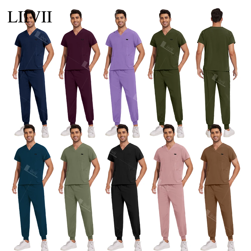 Unisex Medical Uniforms Surgical Uniforms Men Women Nursing Clothes ...