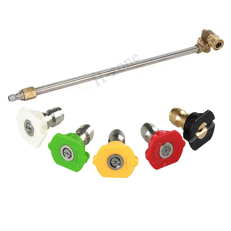 High pressure cleaning attachment rod with adjustable angle nozzles 16 ...