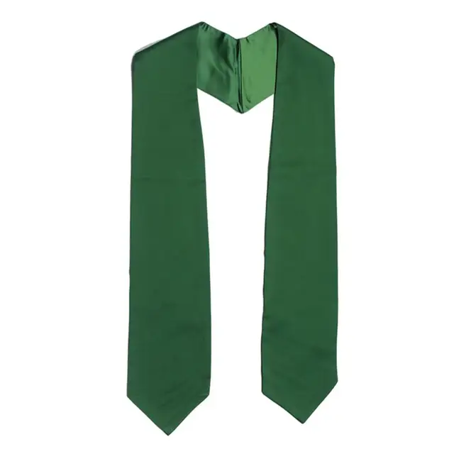Graduation Stole Super Vibrant Color Faux Silk Honor Stole Unisex Adult ...