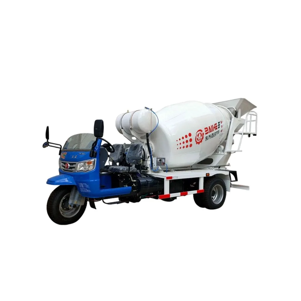Small-three-wheeled-concrete-mixer-truck-fully-automatic-cement-tanker ...