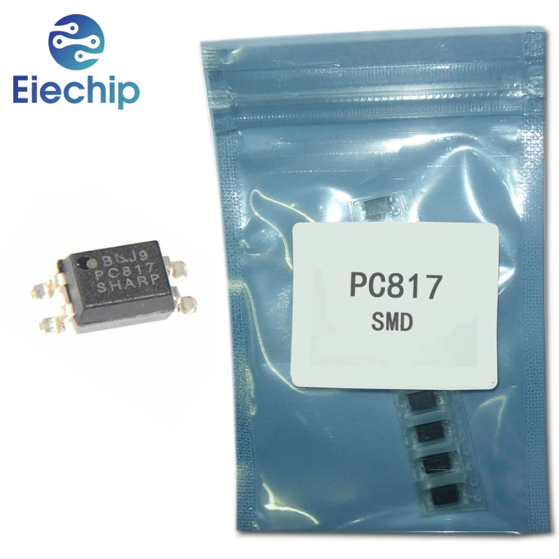 50pcs-PC817C-Integrated-Circuit-SMD-Optocoupler-PC817-Transistor ...