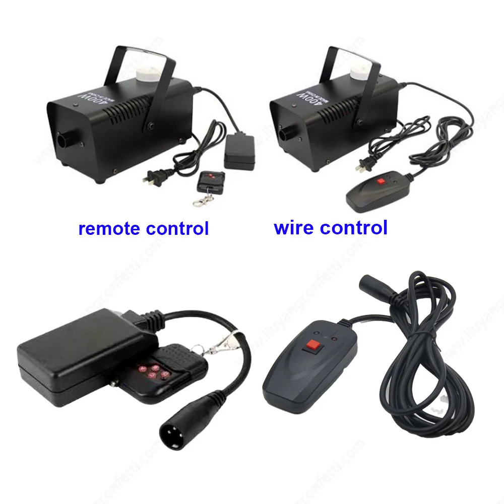 Wireless Remote Controller Line Cable Kit 3 Pin Xlr Led Smoke Machine ...