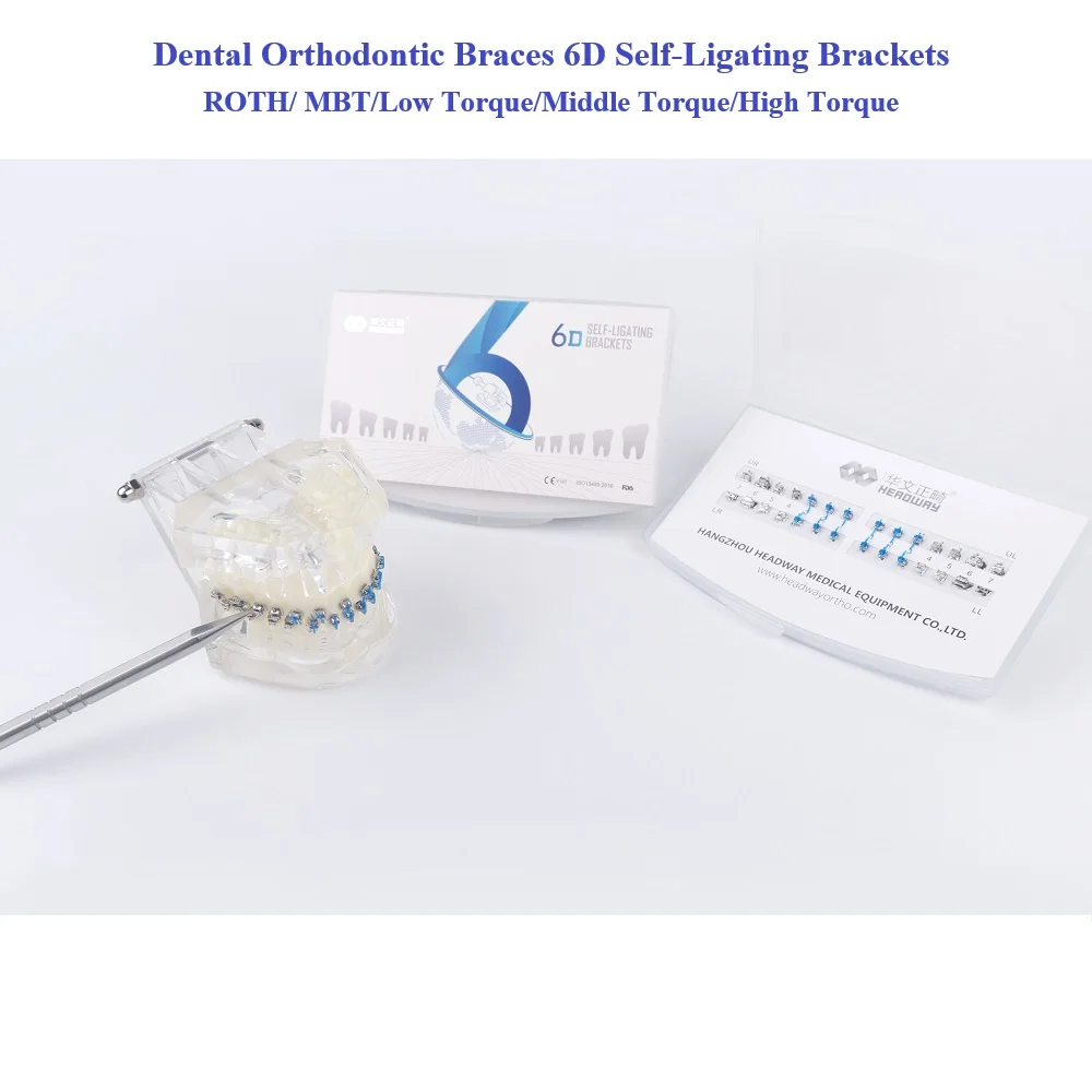 6D-Dental-Orthodontic-Self-Ligating-Brackets-Self-Ligating-Buccal-Tubes ...
