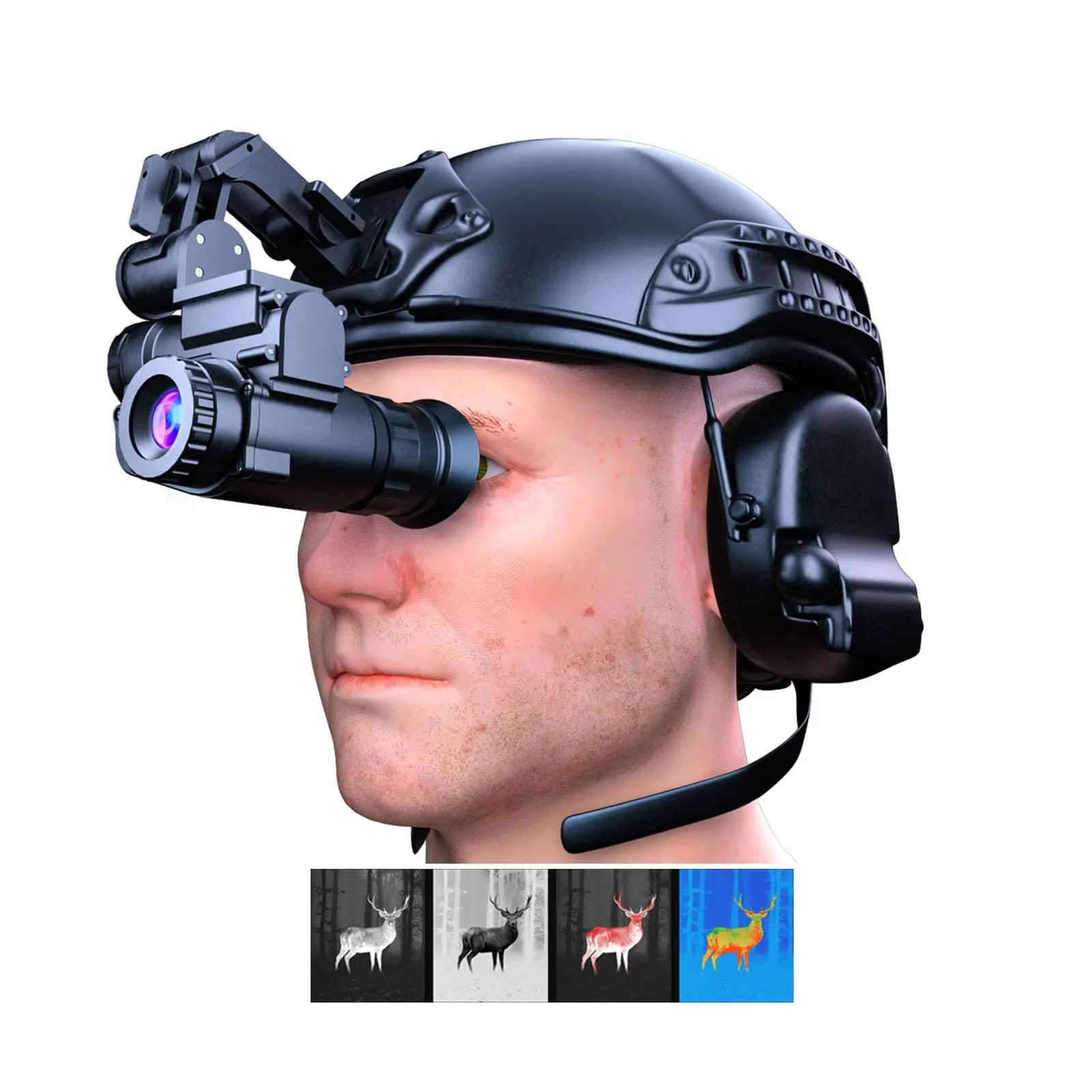 HD-Digital-Thermal-Imaging-Helmet-Night-Vision-NVG60-Goggles-Thermal ...