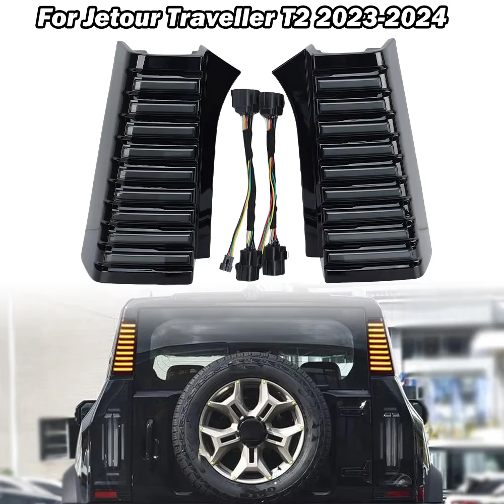 1 Set D-pillar Lights Tail Lights for Jetour Traveller T2 2023 2024 ...