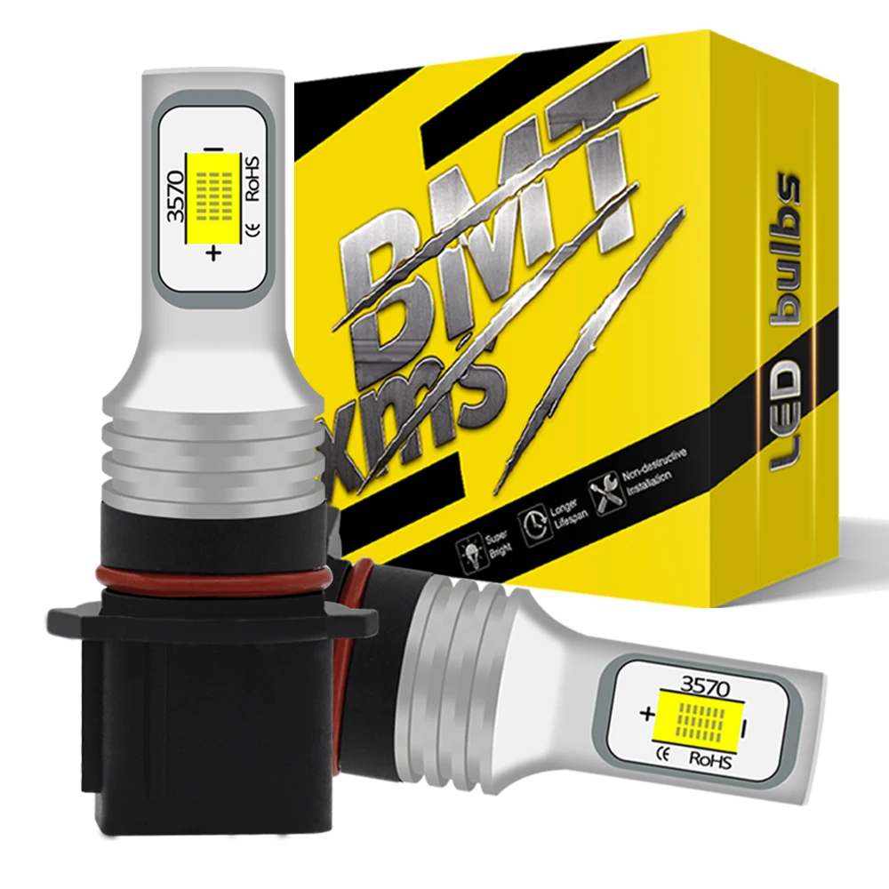 BMTxms-2x-P13W-Bulb-SAMSUNG-PSX26W-SP13W-SH24W-15W-LED-Fog-Daytime ...