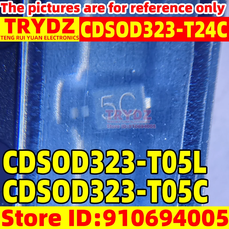 200/100/50PCS CDSOD323-T24C CDSOD323-T05L CDSOD323-T05C CDSOD323 SOD323