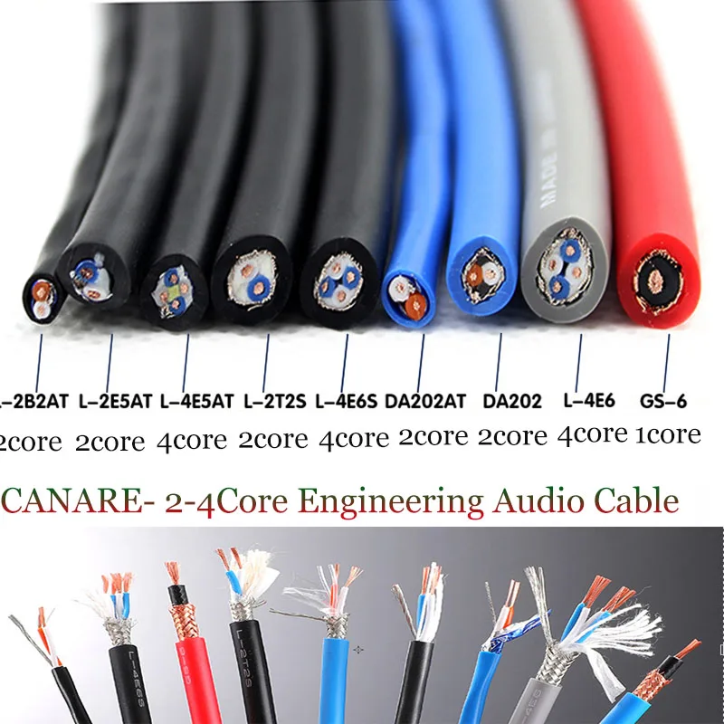1m Japan CANARE L 2T2S / 4E6 / 4E6S / 2B2AT / GS 6 / DA202 / DA202AT ...