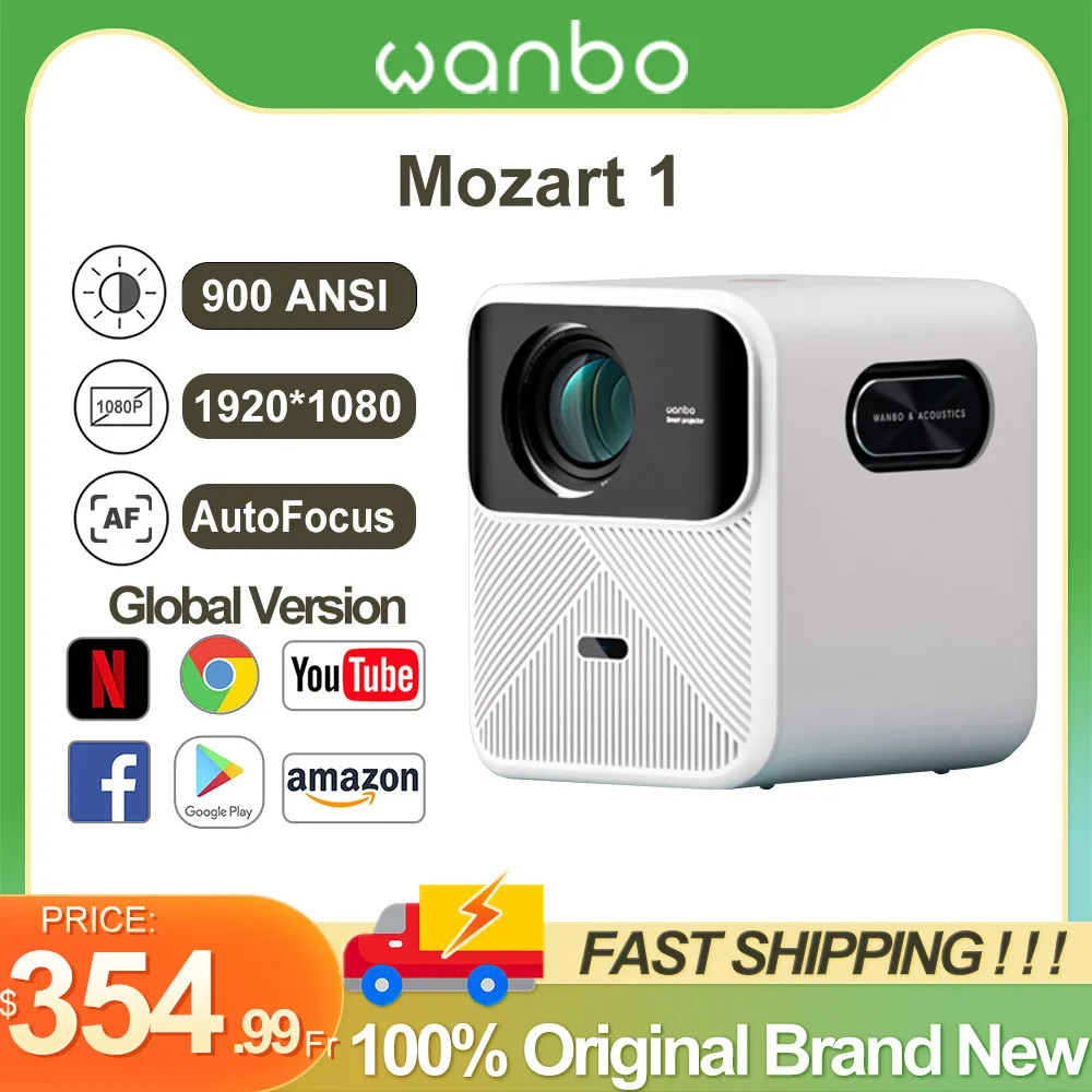2023-Wanbo-Mozart-1-Smart-Portable-Projector-Full-HD-1080P-900ANSI ...