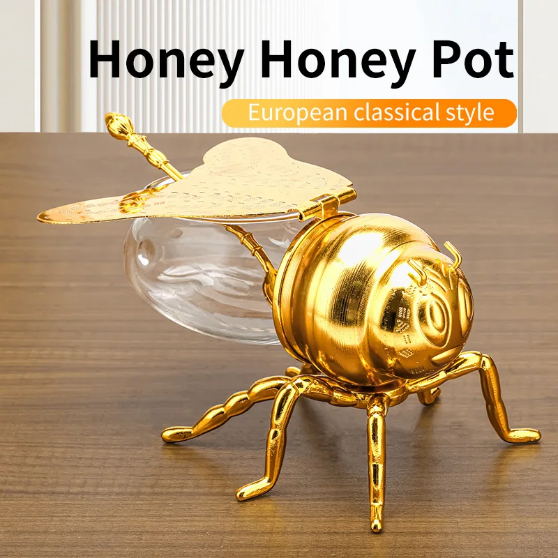 European-Classical-Style-Bee-Container-Cup-with-Spoon-High-grade ...
