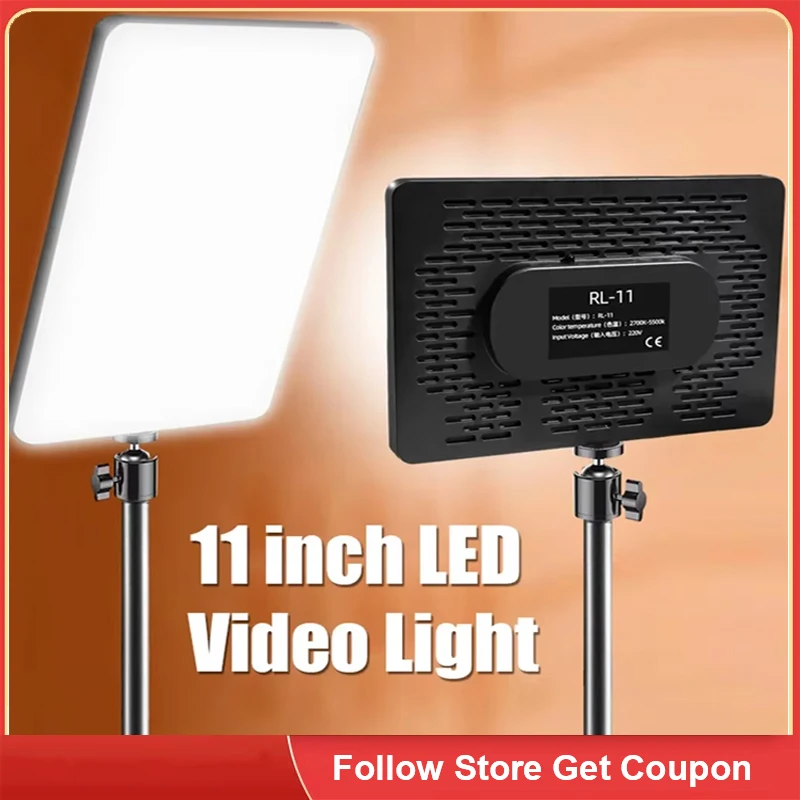 2pcs-11-inch-LED-Video-Fill-Light-Lamp-Panel-Photography-Lighting-10-12 ...
