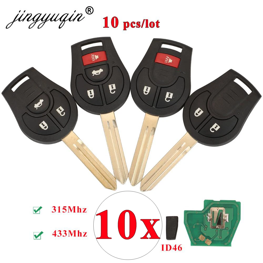 Jingyuqin-mando-a-distancia-para-coche-llave-de-3-4-botones-para-NISSAN ...