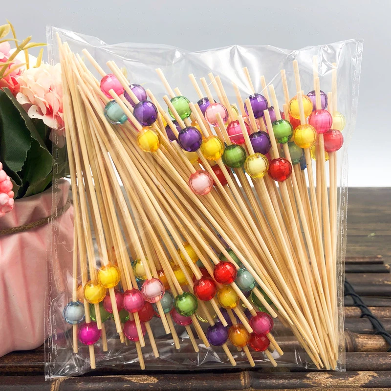 100pcs-Disposable-Bamboo-Pick-Buffet-Cupcake-Heart-Flower-Fruit-Fork ...