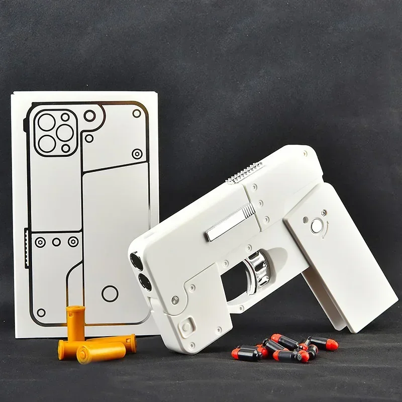 Fake Tazer Gun G17 Style Soft Bullet Toy Gun - Realistic Shell Ejection ...