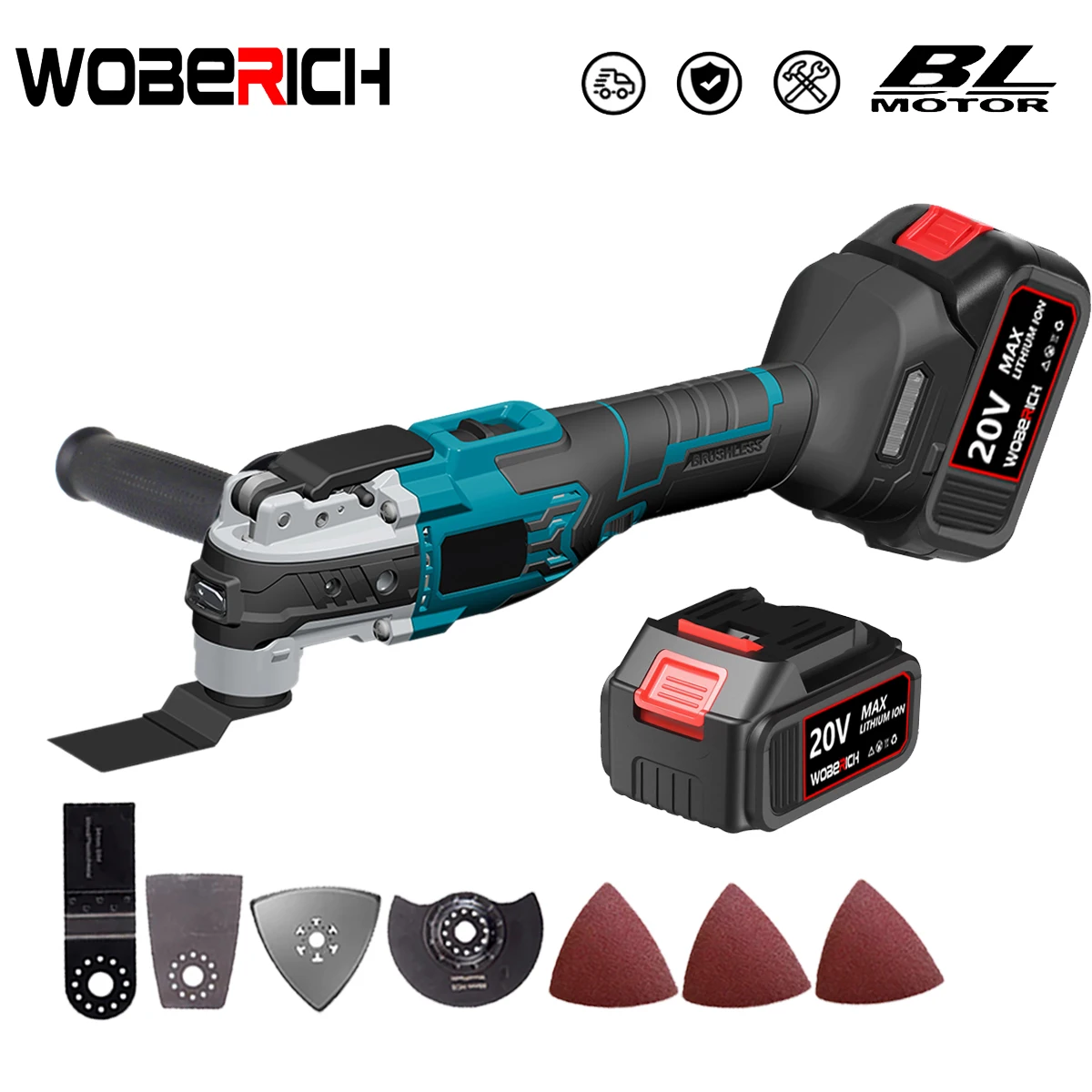 Brushless-Oscillating-Multitool-Cordless-Electric-Saw-Band-Trimmer ...