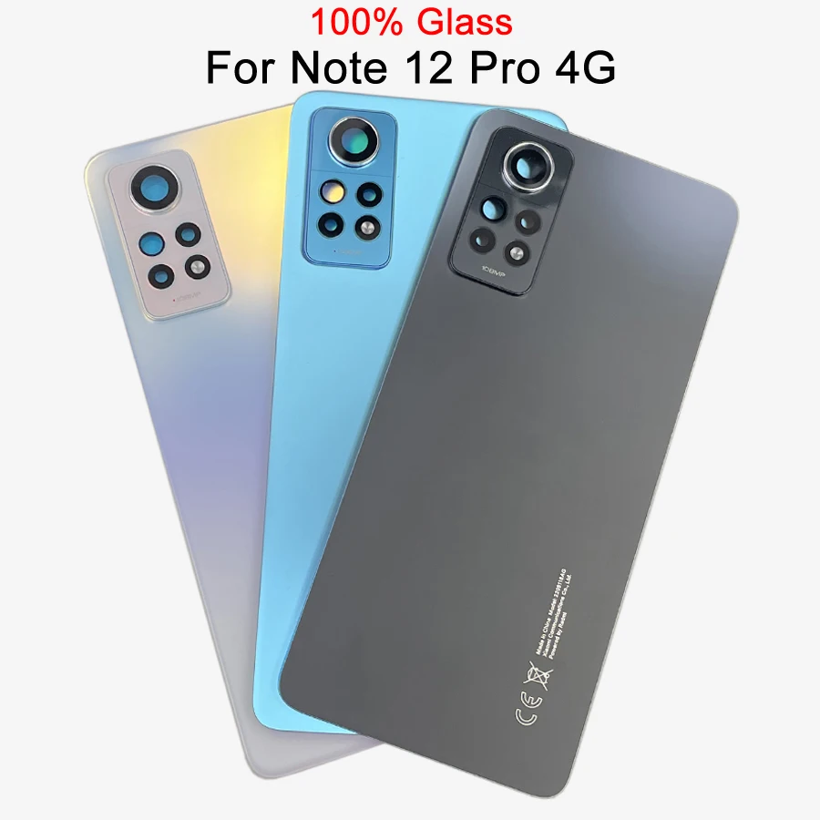 A-Glass-Battery-Door-Back-Cover-For-Xiaomi-Redmi-Note-12-Pro-4G-Rear ...