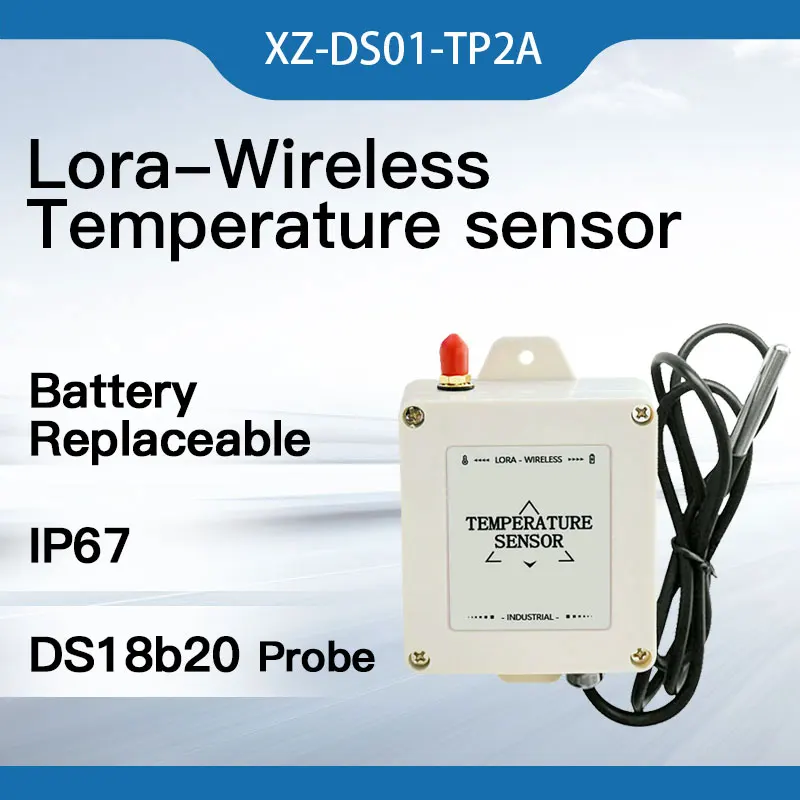 Sensor de temperatura Lora DS18B20, transmisor inalámbrico, Detector de ...