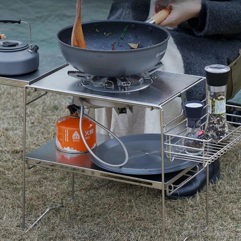 Camping-Stove-Table-IGT-System-Stainless-Steel-Picnic-Folding-Storage ...