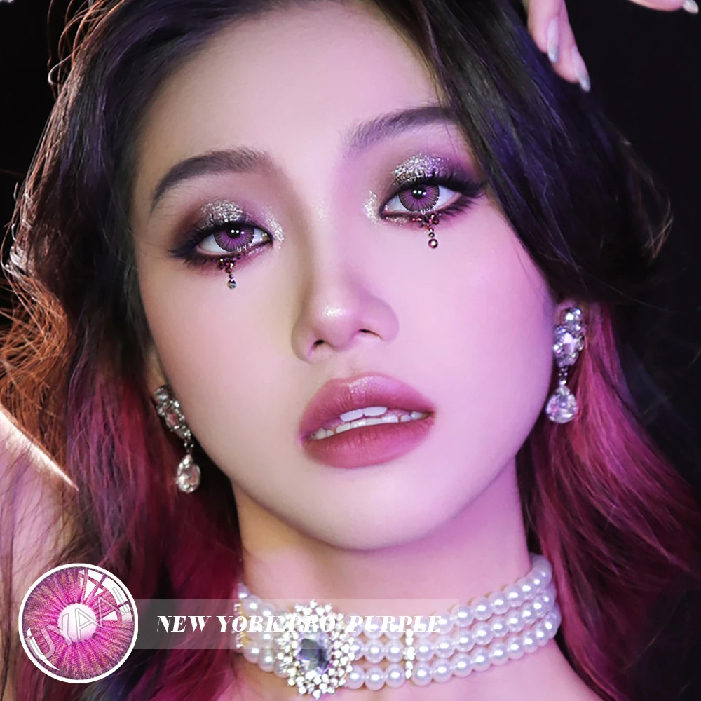 Purple Anime Eye Contacts