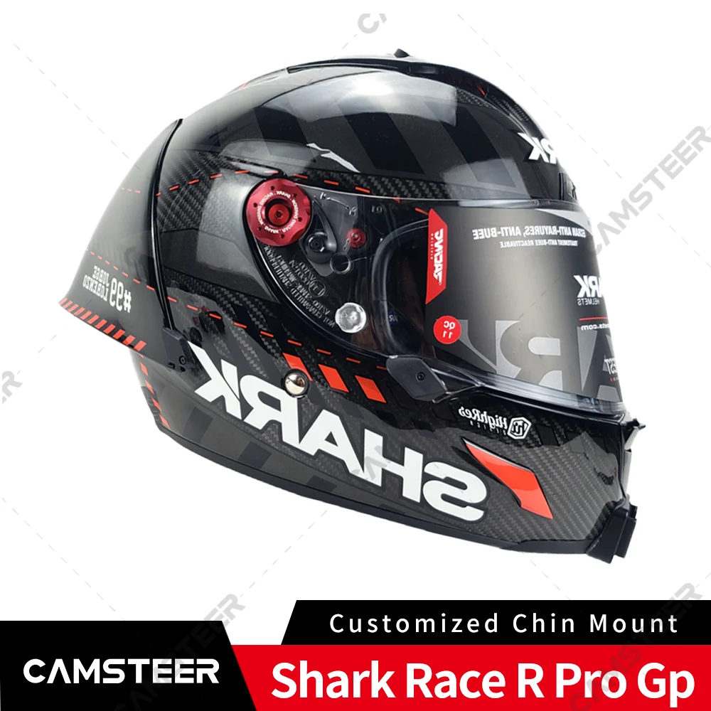 Shark-Race-R-Pro-Gp-Capacete-de-alum-nio-personalizado-Chin-Mount-para ...
